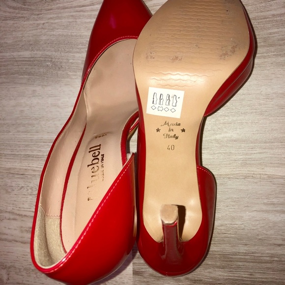Shoes | Patent Leather Red Italian High Heels Shoes | Poshmark